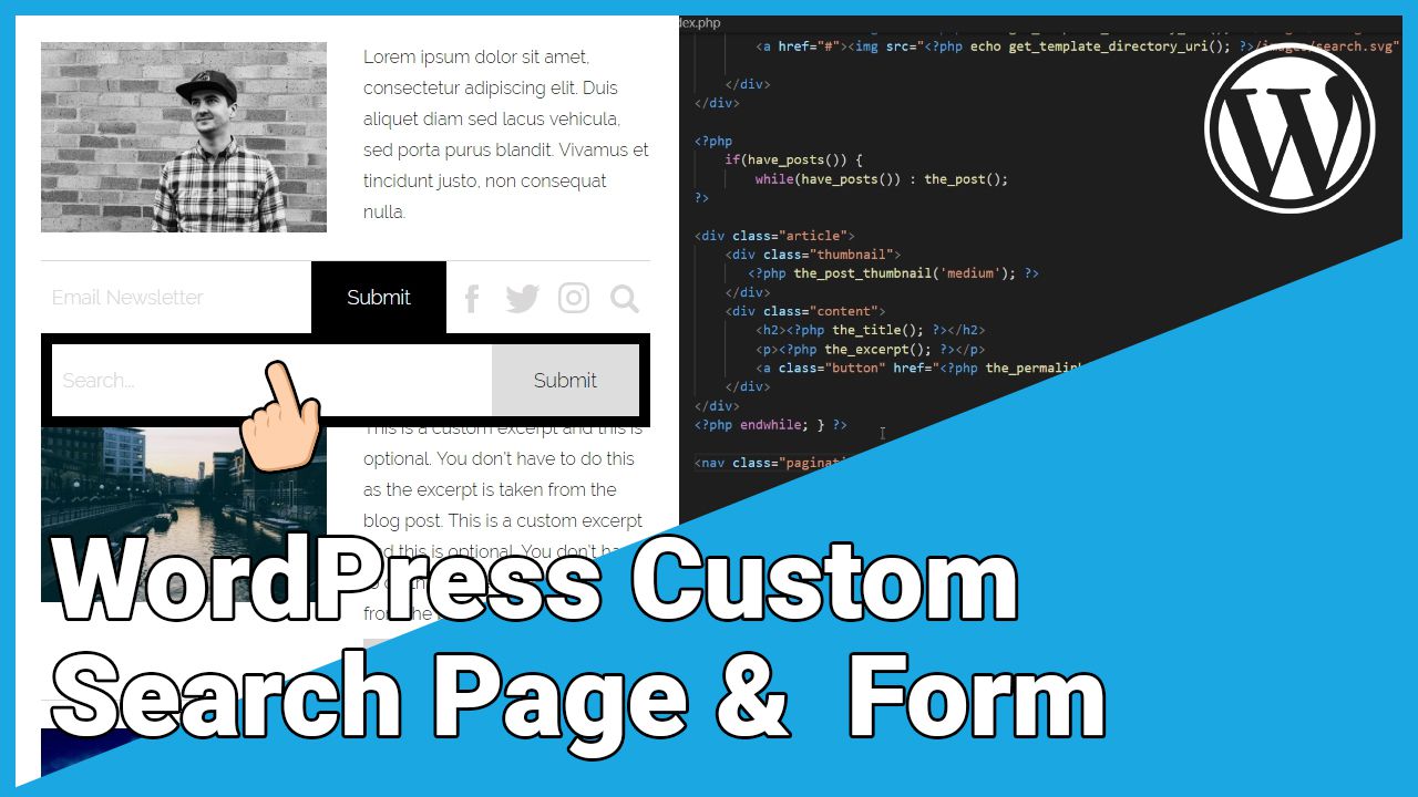 How To Create A Wordpress Custom Search Page And Form Raddy