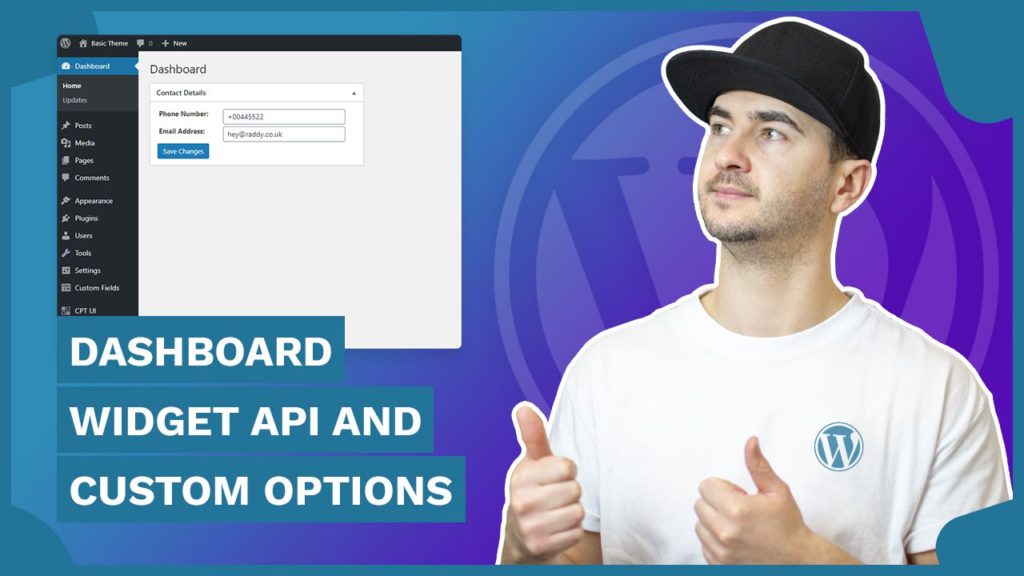 How to add WordPress Dashboard Widget with Custom Options / Fields - WP ...