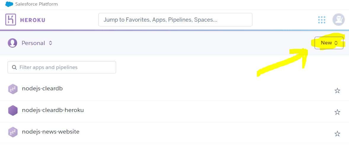 How To Deploy Nodejs Express Ejs Mysql Website On Heroku And Cleardb Raddy 0801