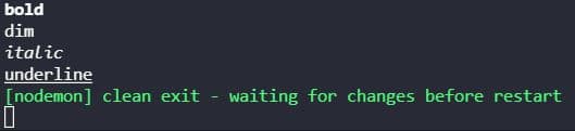 How To Highlight A Terminal Output With Nodejs Using Chalk Raddy 5643